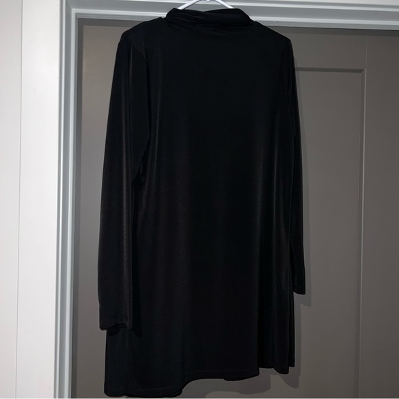 Calvin Klein | Sweaters | Calvin Klein Long Open Front Black Cardigan ...
